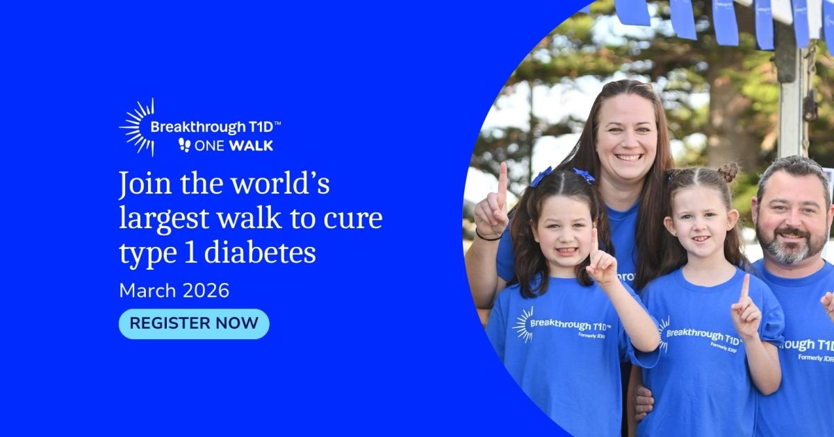 Type 1 diabetes research | Breakthrough T1D One Walk